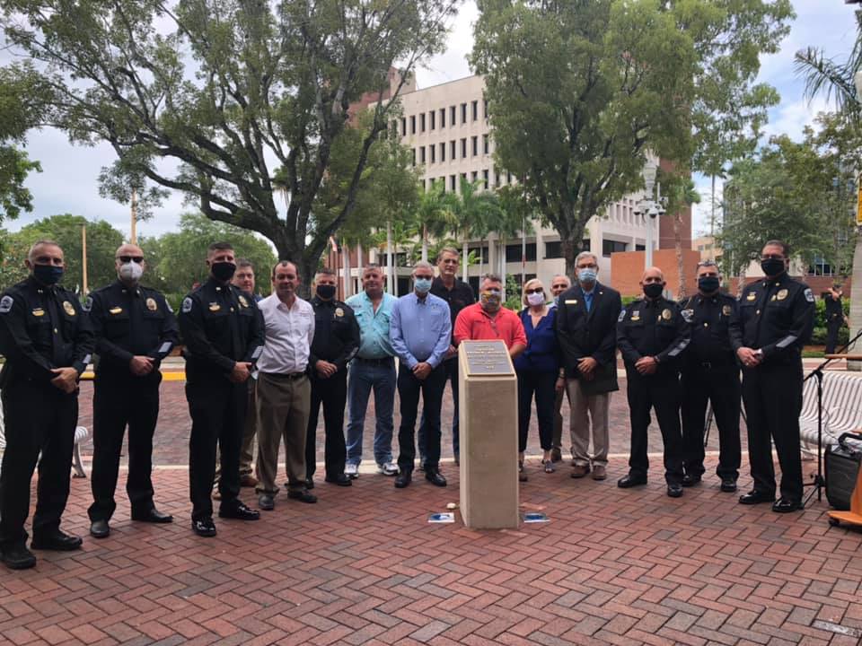 Fort Myers Police Department Officer Widman Memorial Service and New ...