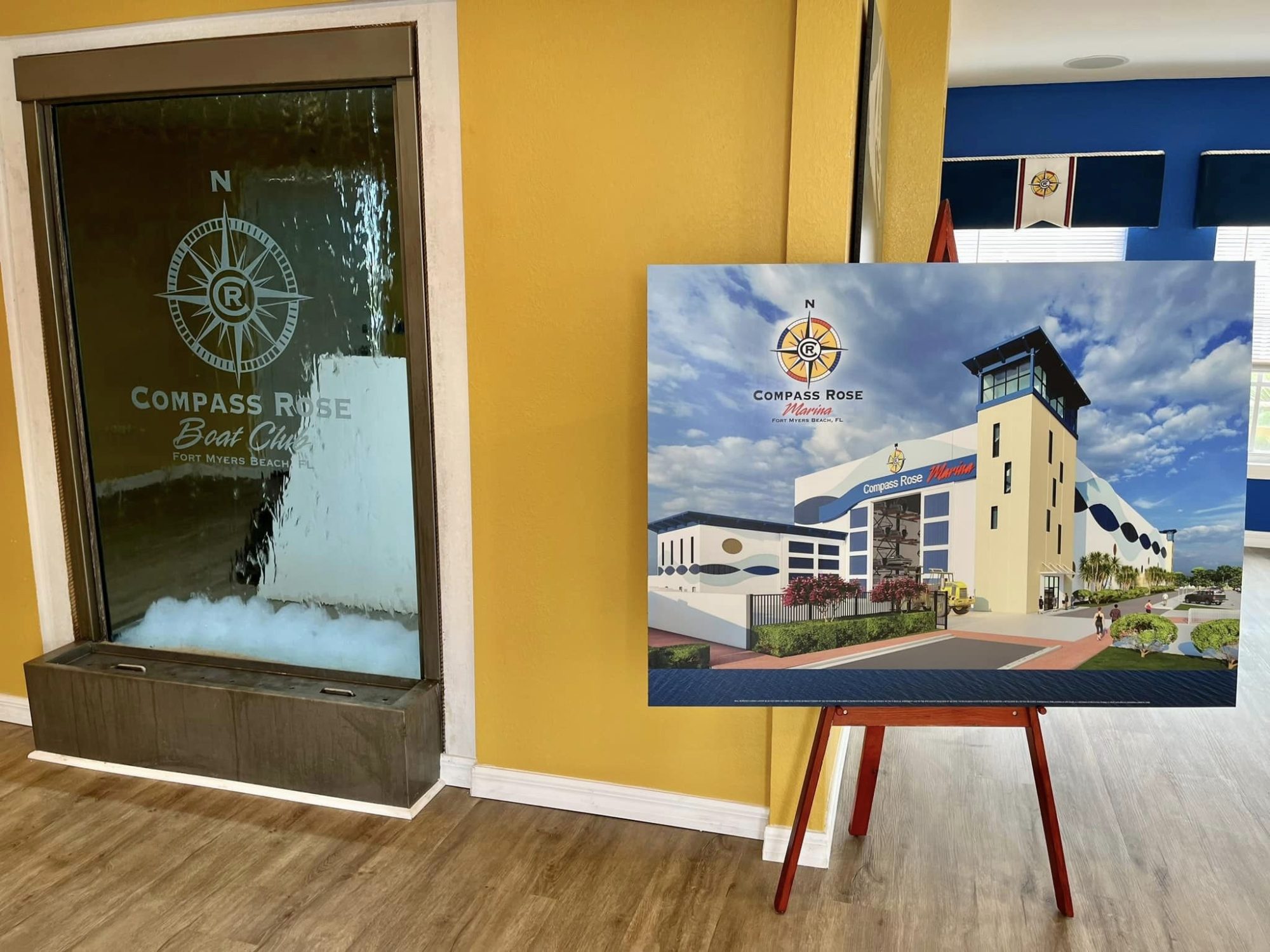 Chris-Tel "Sets Anchor" on Compass Rose Marina Project
